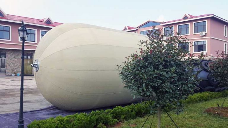 Sling type white pneumatic fender – QingDao Eversafe Marine Engineering ...