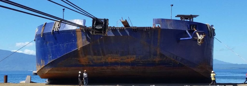drydock-barge-with-air-rollers-in-png | QingDao Eversafe Marine ...