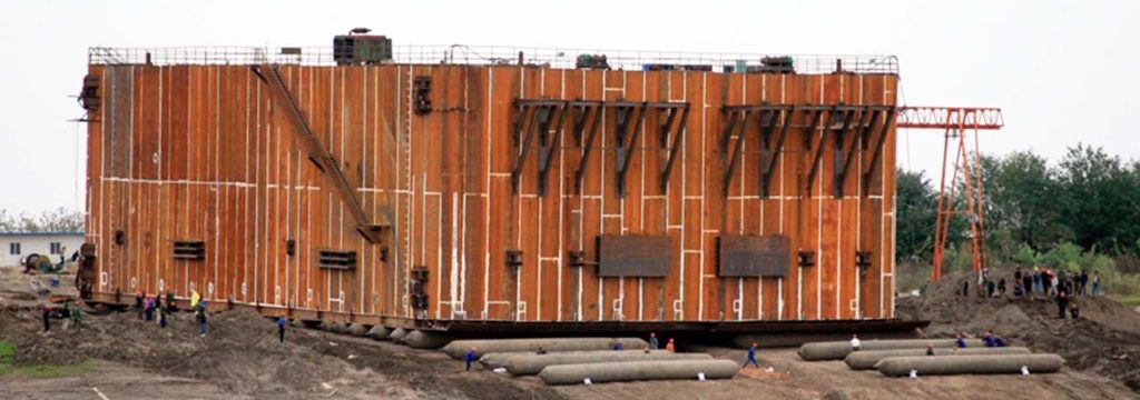 launches-steel-cofferdam-with-airbags | QingDao Eversafe Marine ...