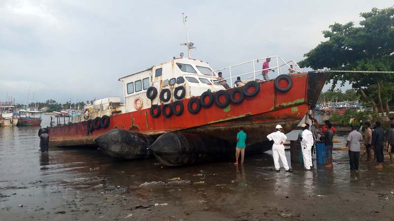 Eversafe marine helps Walkers colombo shipyard ship launch – QingDao Eversafe Marine Engineering ...